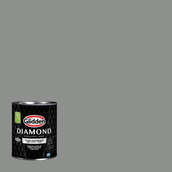 Glidden Diamond 1 qt. PPG1009-5 Phoenix Fossil Satin Interior Paint ...