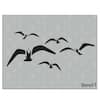 Stencil1 Seagulls Stencil S1_01_07 - The Home Depot