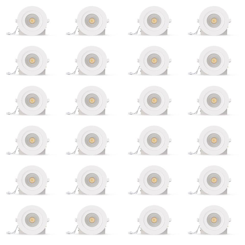 InfiBrite 360° Gimbal 4 in. 5CCT Selectable White New Construction 12 ...