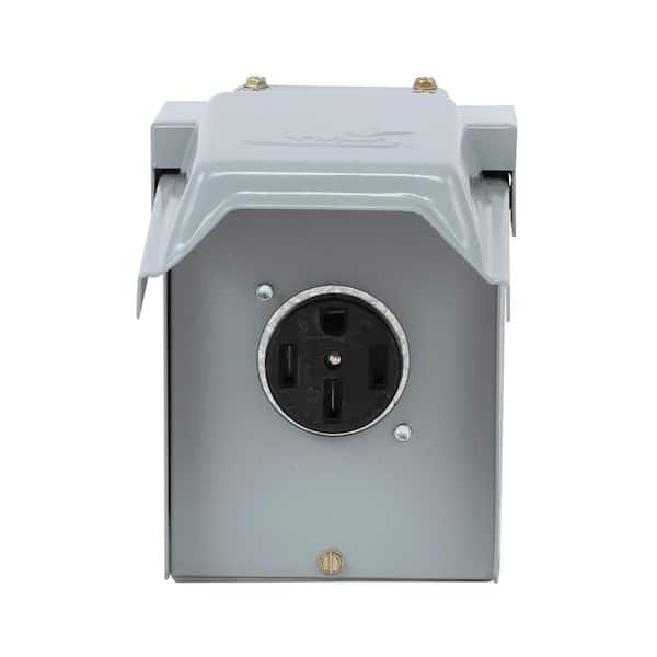 Midwest Electric Products 50 Amp Temporary RV Power Outlet U054P - The ...