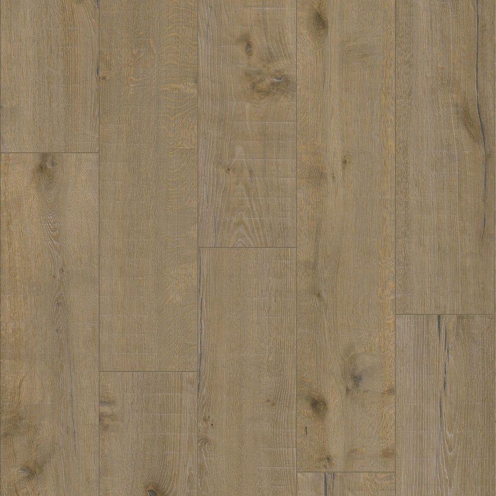 Lifeproof Toccoa Falls Oak 9.44 in W x 47.64 in L Waterproof Hybrid ...