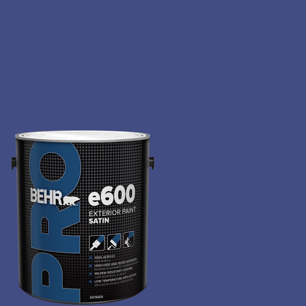 BEHR PRO 1 gal. #MQ5-48 Boudoir Blue Satin Exterior Paint PR64301 - The ...