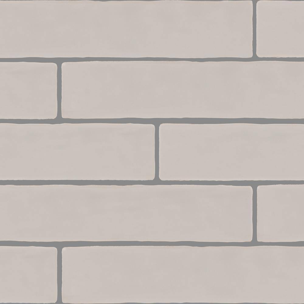 Artistic Reflections Mist 2 in. x 5 in. Glazed Ceramic Undulated Wall ...
