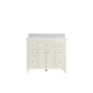 Willow Collections Sonoma 36 in. Single Sink Freestanding Alabaster ...