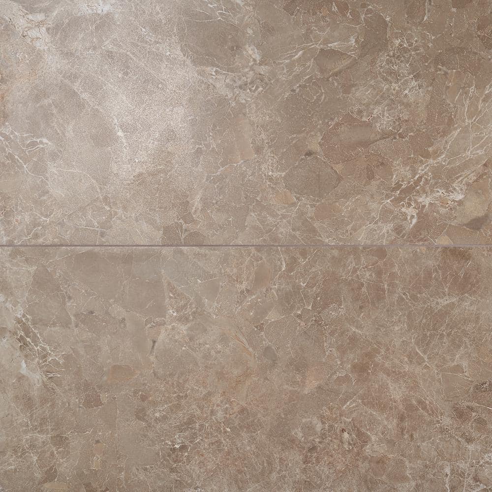 Ivy Hill Tile Palazzo Tortora Gray 23.62 in. x 47.24 in. Semi-Polished ...