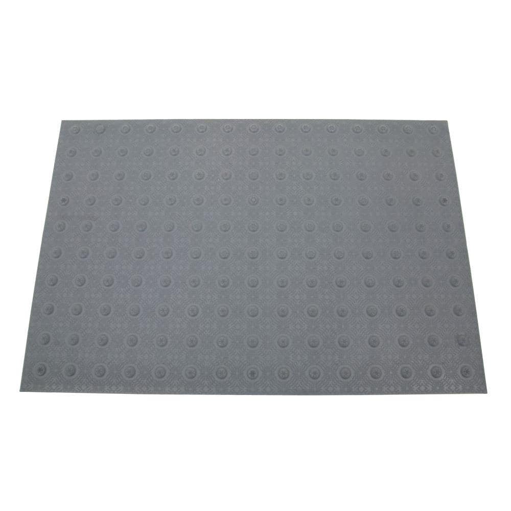DWT Tough-EZ Tile 2 ft. x 3 ft. Dark Gray Detectable Warning Tile ...
