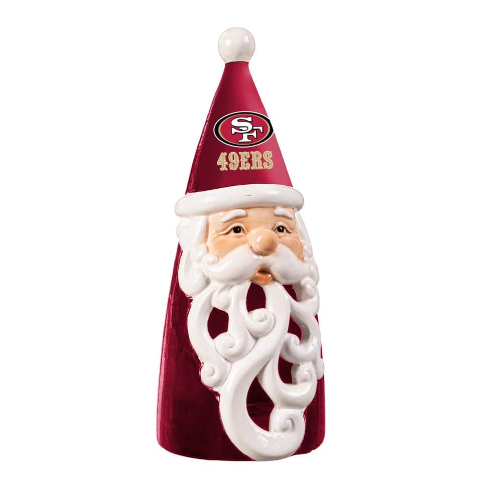 Team Sports America San Francisco 49ers Santa LED Christmas Garden ...