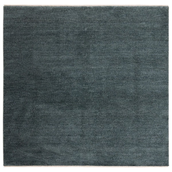 SAFAVIEH Lasa 4 ft. x 4 ft. Green Distressed Striped Square Area Rug ...