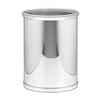 Kraftware Mylar 13 Qt. Polished Chrome Oval Waste Basket 75874 - The ...