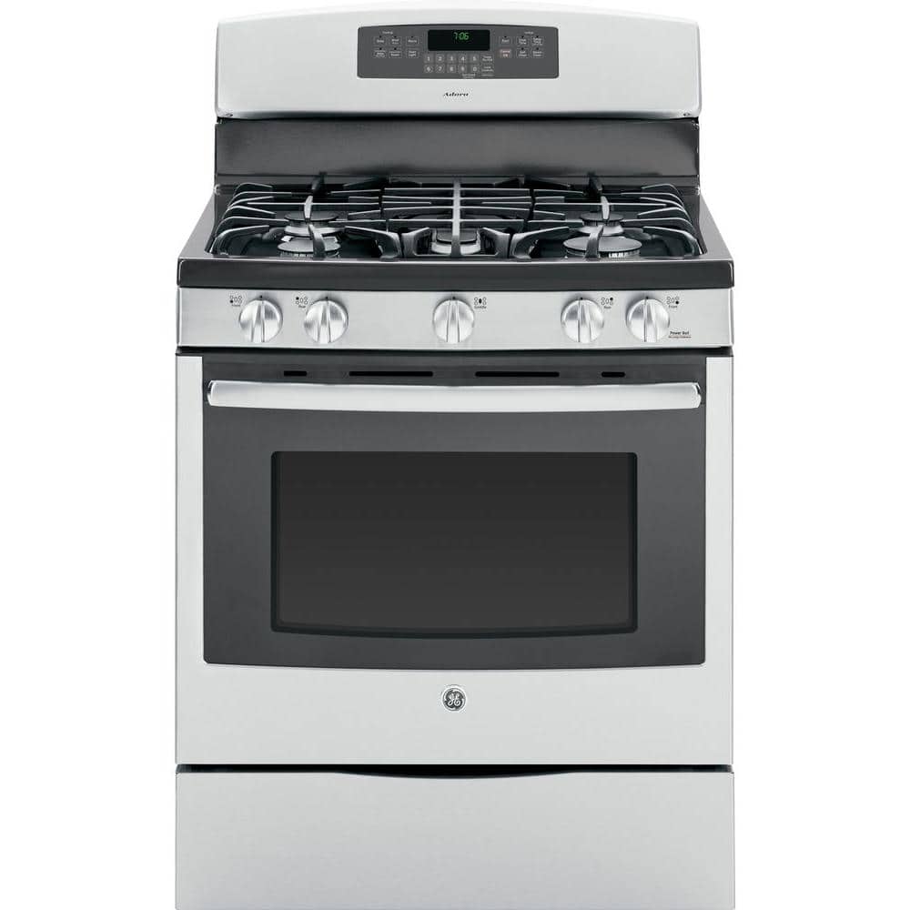 Reviews for GE 5.6 cu. ft. Gas Range with Self-Cleaning Convection Oven ...