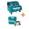 Makita 3 Gal. Quiet Series 1.5 HP Electric Oil-Free Air Compressor with ...