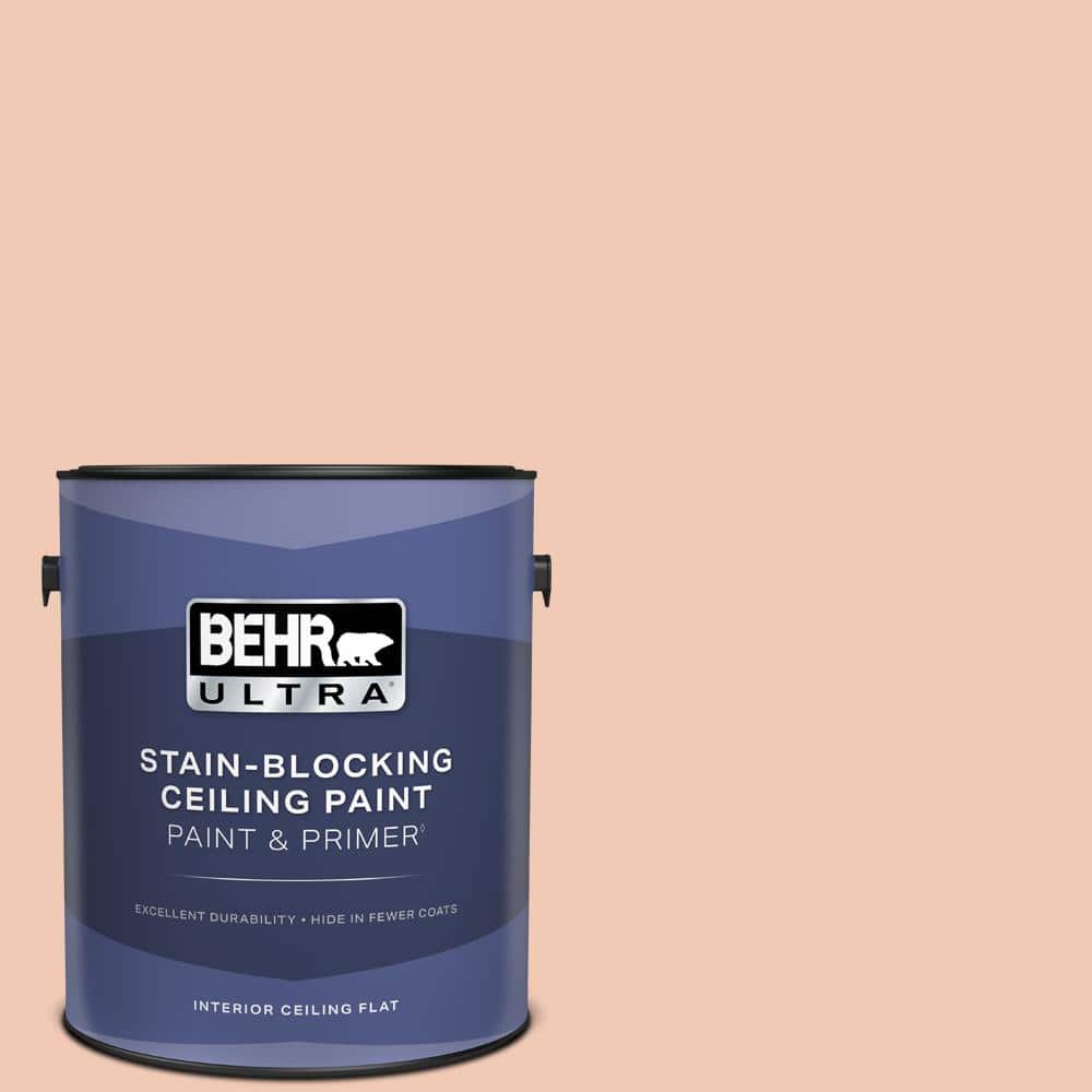 BEHR ULTRA 1 gal. #M200-2 Fruit Salad Ceiling Flat Interior Paint and ...