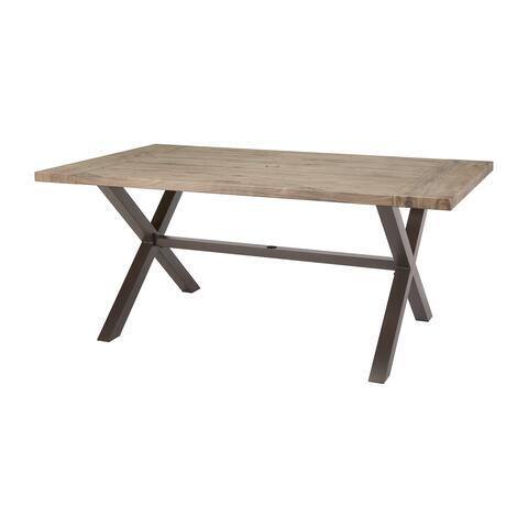 Have a question about Hampton Bay Rock Cliff Rectangular Metal Outdoor ...