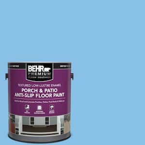 BEHR PREMIUM 1 gal. #730E-2 Sparkling Spring Textured Low-Lustre Enamel ...