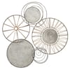 StyleCraft Nobu "Circular Moments" Iron and Rattan Multiple Sized Disc ...
