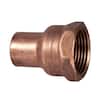 Everbilt 1/2 in. x 3/4 in. Copper Pressure Cup x FIP Female Adapter Fitting C603HD1234 - The ...