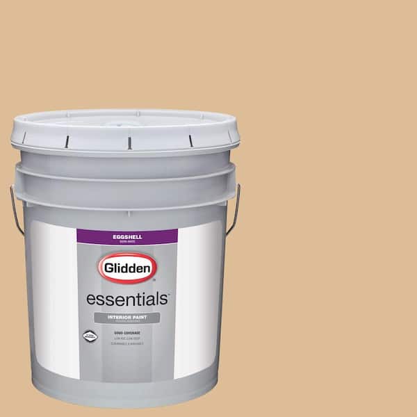 Glidden Essentials 5 gal. #HDGY11U Tuscan Tan Eggshell Interior Paint ...