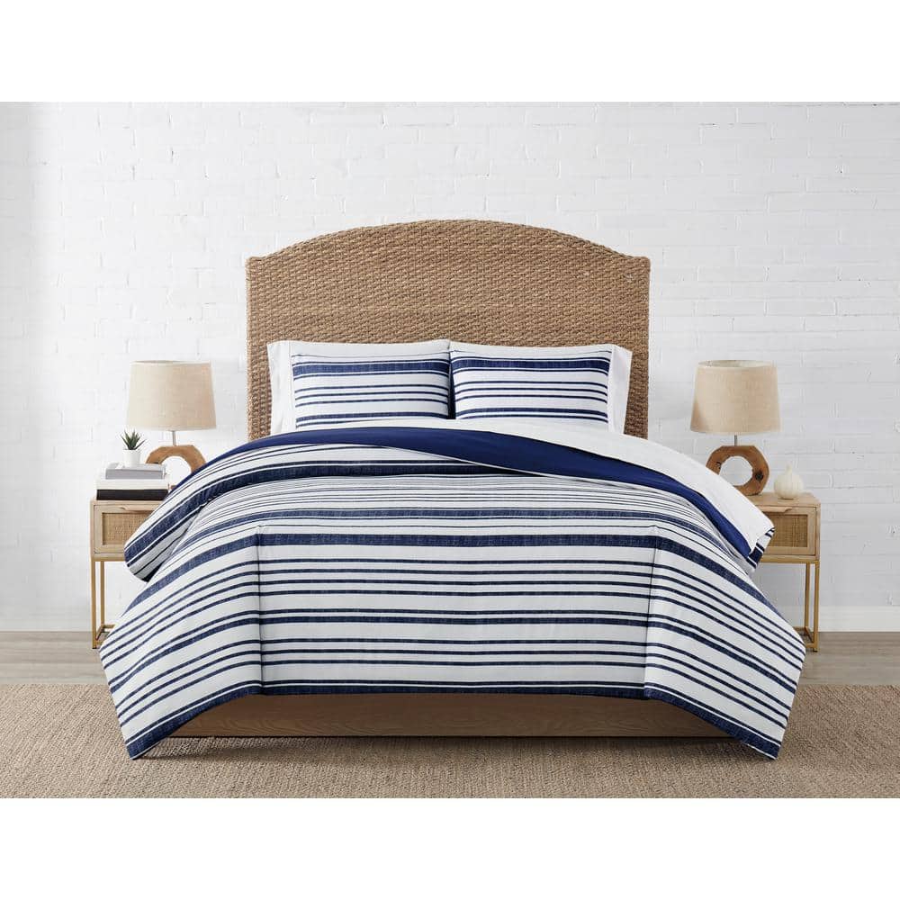 Coastal Living Starboard Nautical 3-Piece Multi Stripe Polyester ...