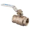 Watts 1 in. Brass FIP x FIP Full Port Threaded Ball Valve 1 LFFBV-3C ...