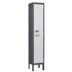 Mlezan 5-Tier Metal Locker with Keys for Employees Staff Gym Storage 17 ...