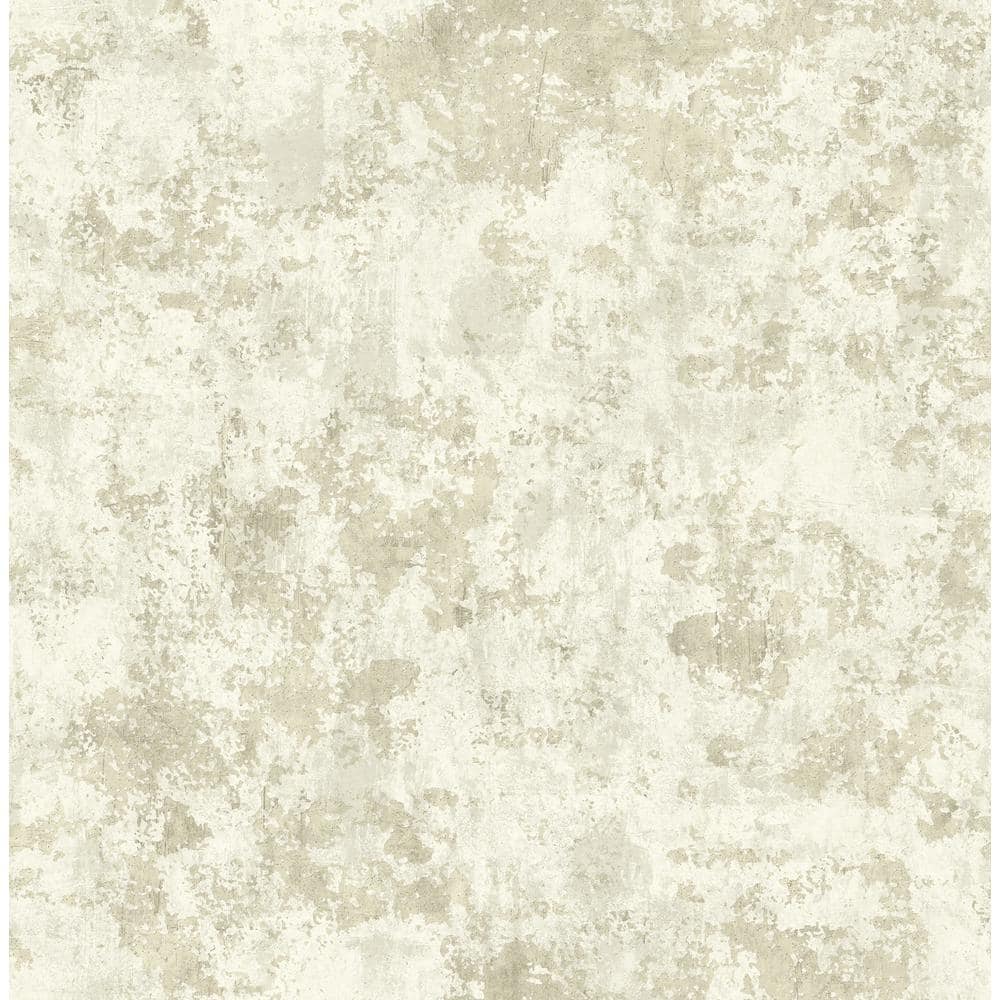 Seabrook Designs Sicily Stucco Metallic Champagne and Light Greige Faux ...
