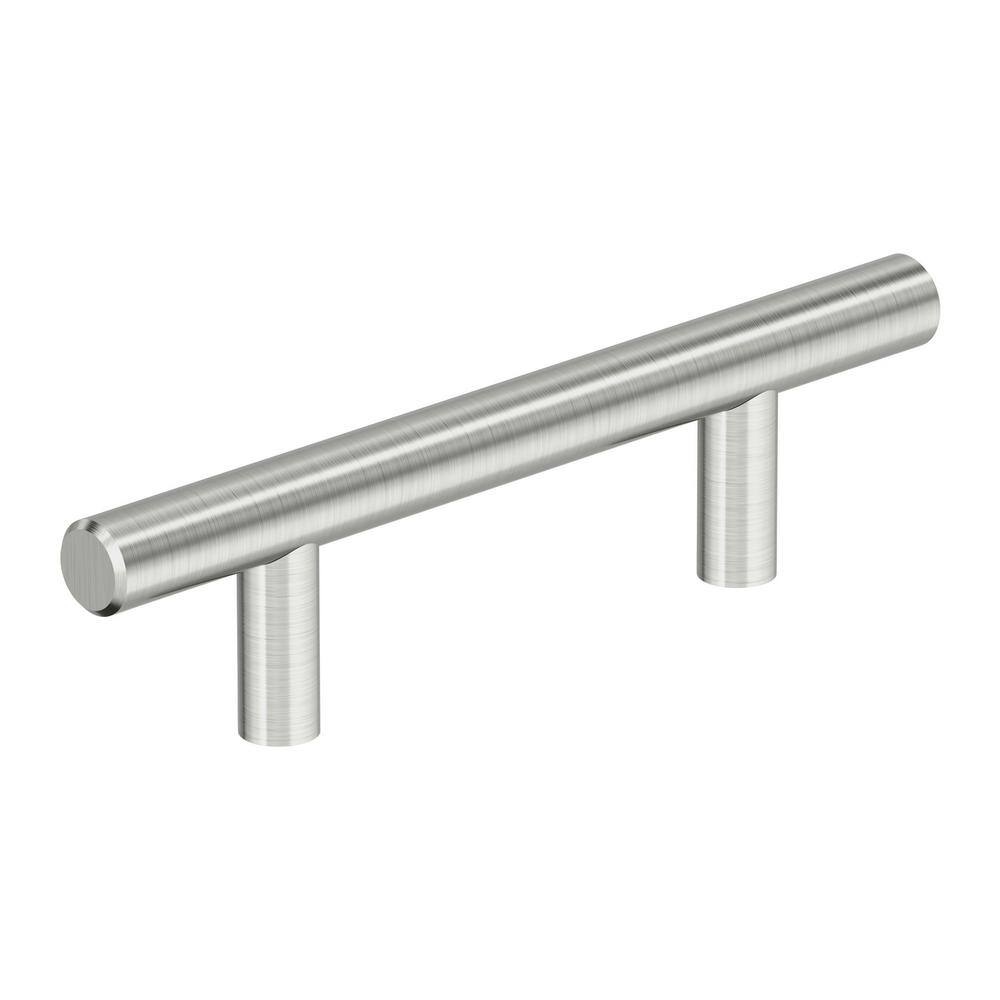 Amerock Bar Pulls Hollow 3 in. Modern Stainless Steel Bar Cabinet Pull BP37240SS - The Home Depot
