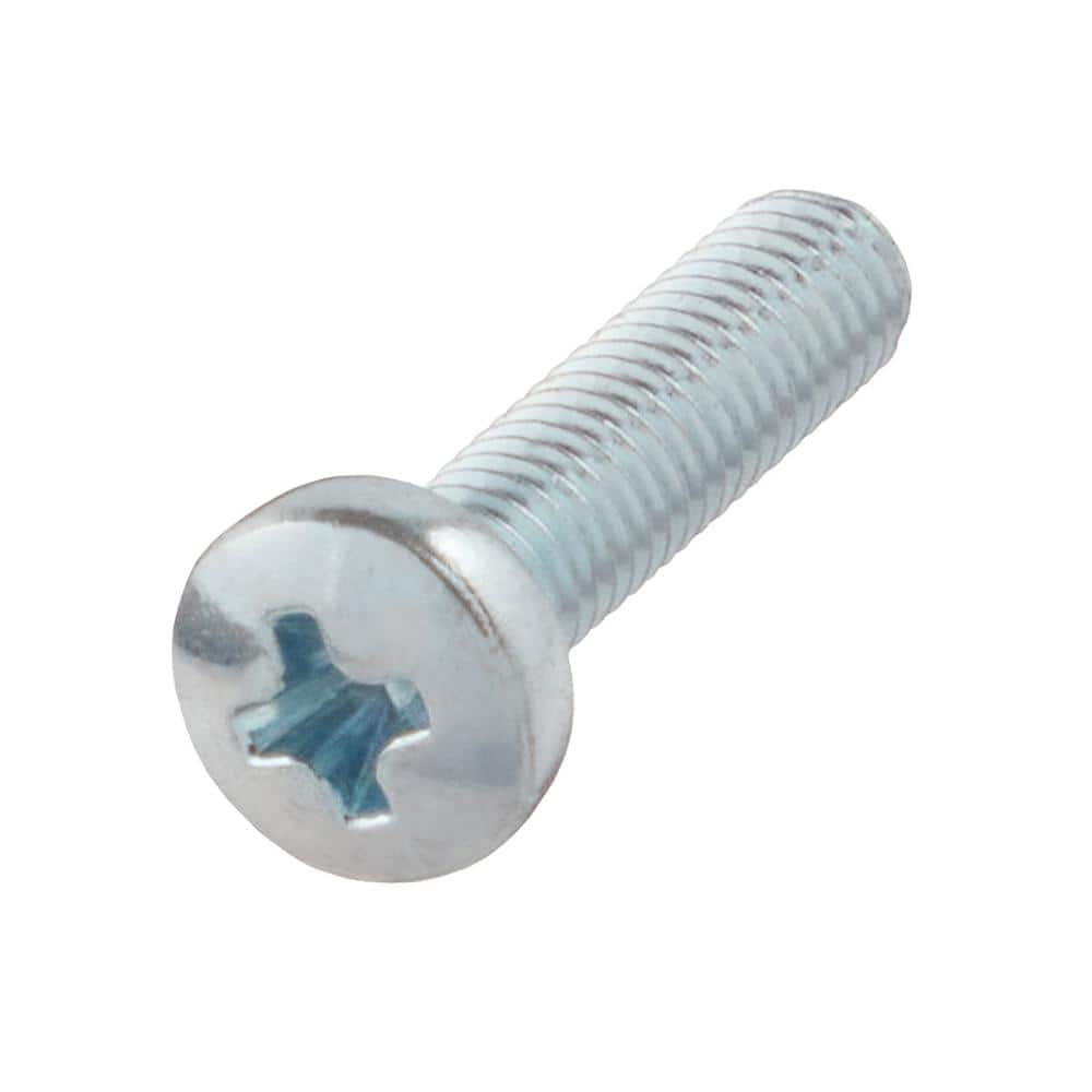 Everbilt M3-0.5 x 12mm Zinc Pan Head Phillips Drive Machine Screw 4 ...