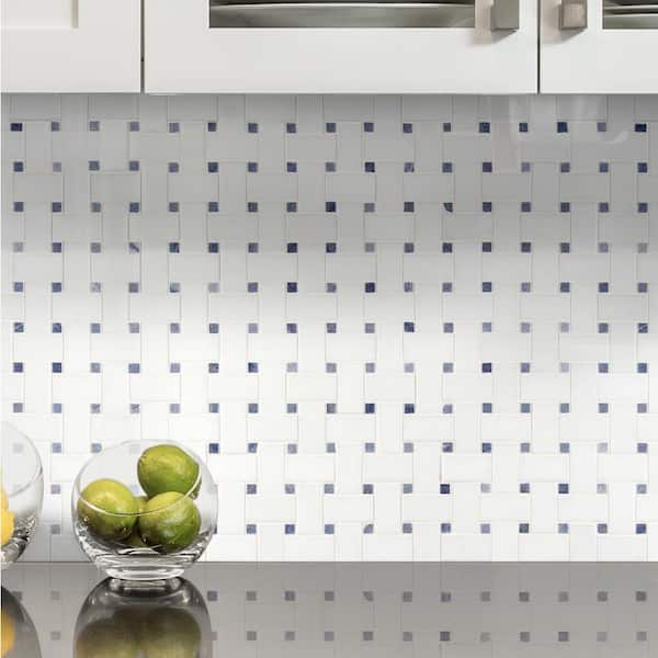 MSI Azula Basketweave 12 in. x 12 in. x 0.38 in. Polished MSI Azula Basketweave 12 in. x 12 in. x 0.38 in. Polished