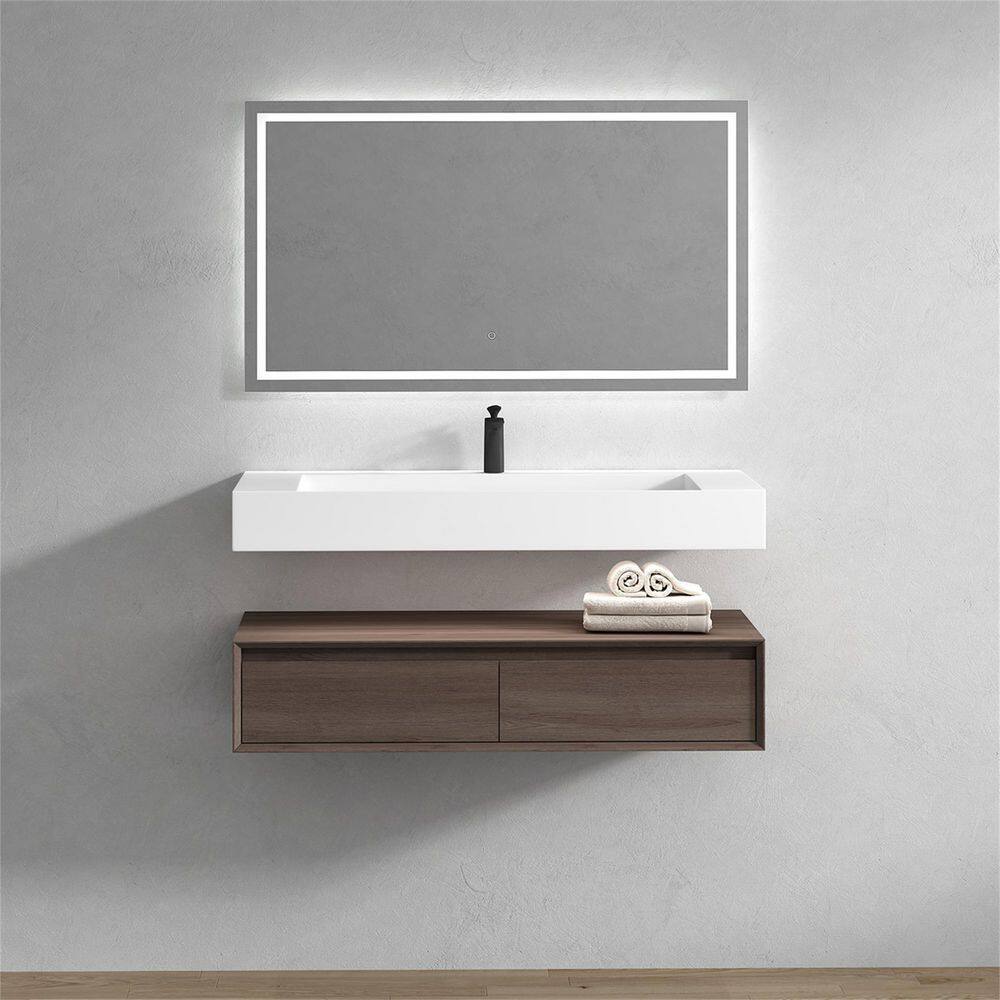 BV Better Vanity Alysa 47 in. W. x 20 in. D x 23 in. H Single Sink ...