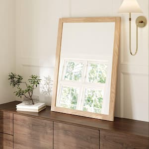 ARIEL 24 in. W x 32 in. H Rectangular Wood Framed Wall Bathroom Vanity ...