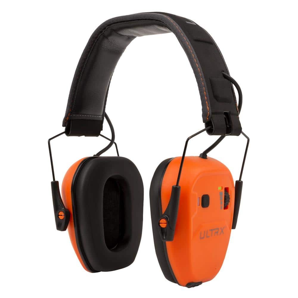 ULTRX Bionic Bluetooth Passive Earmuff, Brave Orange 4148 - The Home Depot