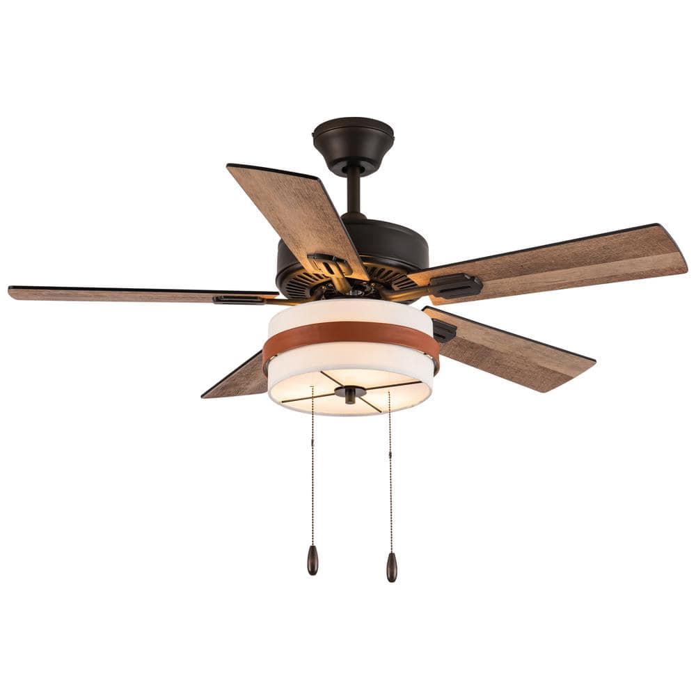 River of Goods Ivy 42 in. Indoor LED Oil Rubbed Bronze Ceiling Fan with ...