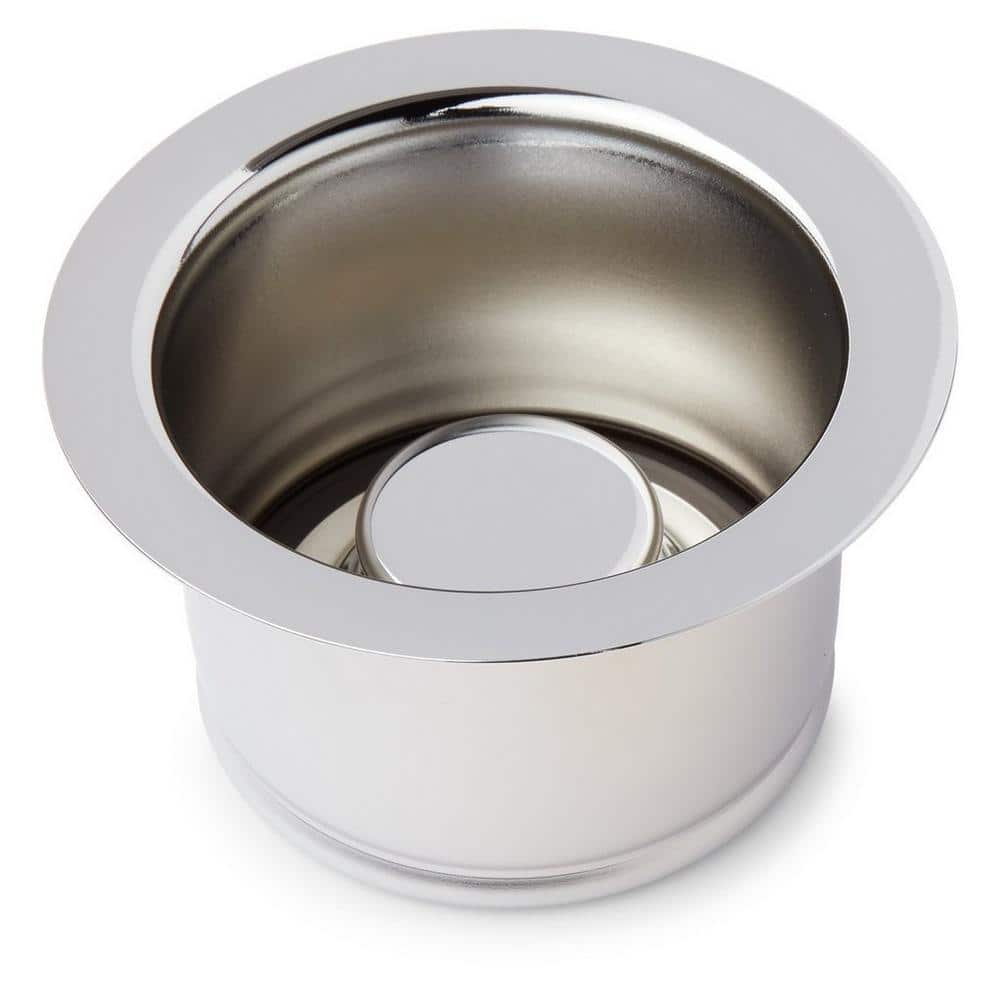 SIGNATURE HARDWARE 3-1/2 in. Brass Kitchen Garbage Disposal Flange and ...