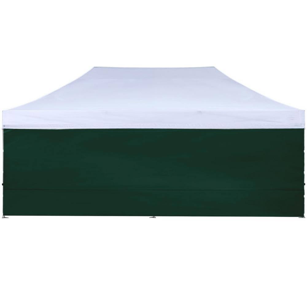 CoastShade 10 ft. x 20 ft. Forest Green SunWall Canopy Tent Sidewalls ...