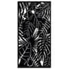 OUTDECO Rainforest 3 ft. x 6 ft. Powder Coated Steel Decorative Screen ...