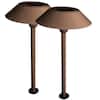 Feit Electric OneSync Landscape 40 Lumens Bronze Solar Integrated LED Outdoor Path Light w/ Dusk ...