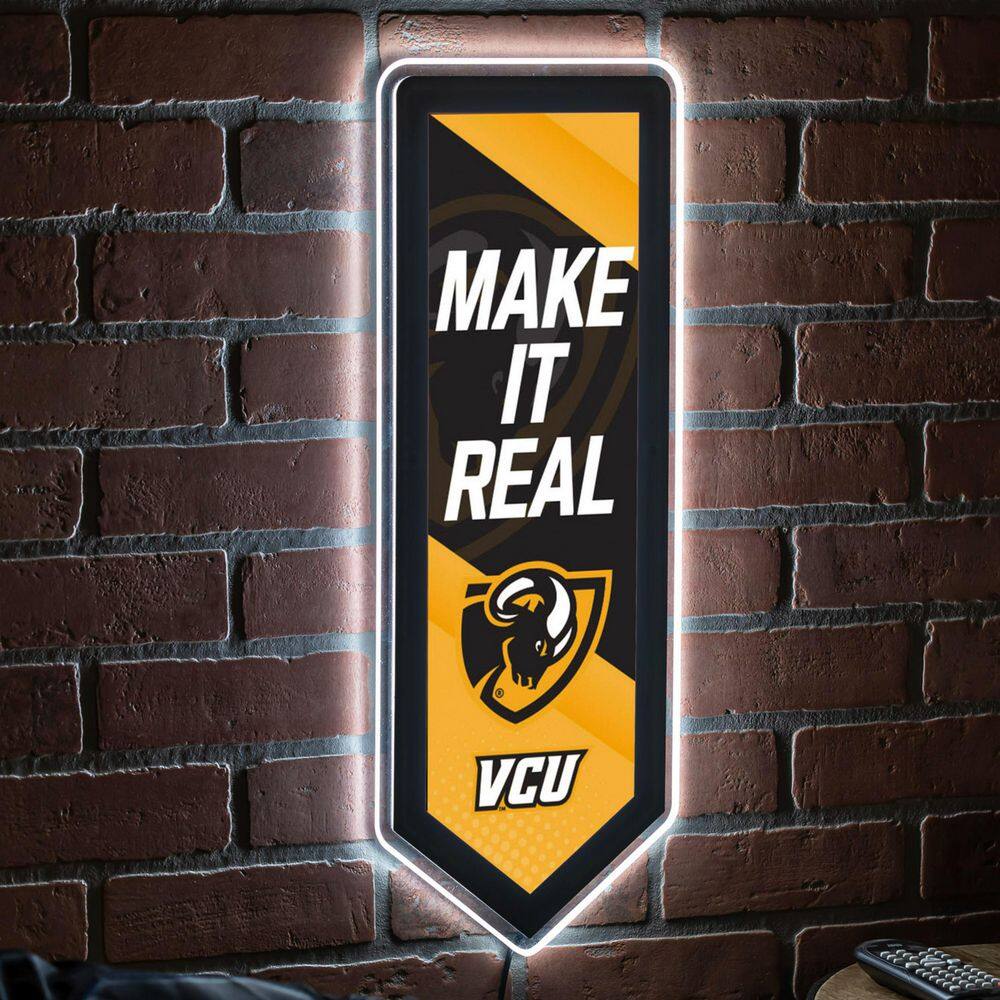 Evergreen Virginia Commonwealth University Pennant 9 in. x 23 in. Plug ...