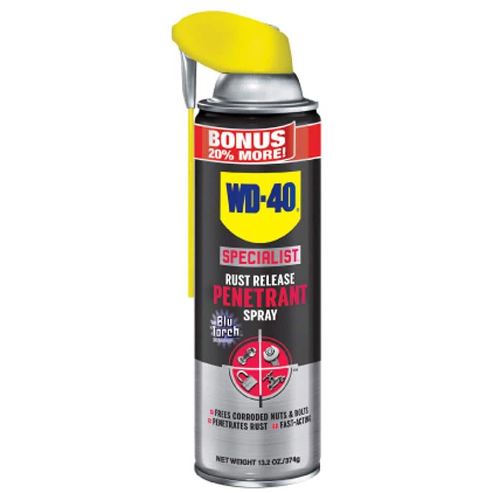 WD-40 SPECIALIST 13.2 oz Rust Release Penetrant Spray with Smart Straw ...