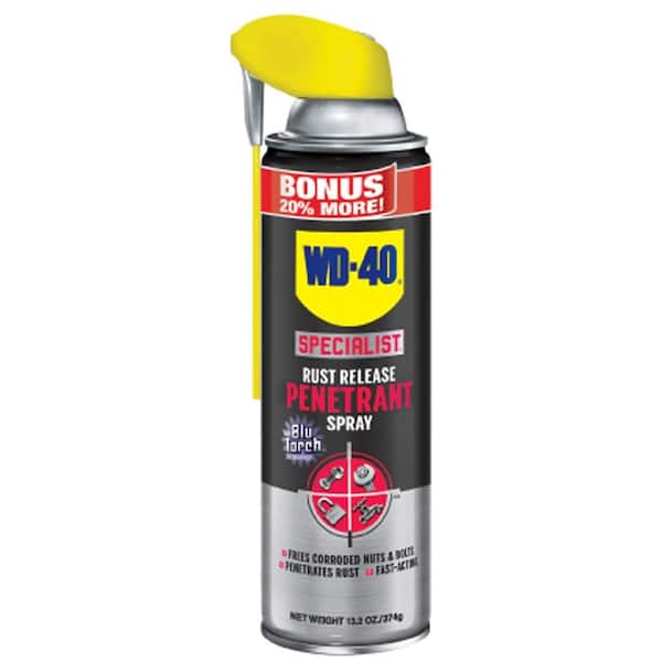 WD-40 SPECIALIST 13.2 oz Rust Release Penetrant Spray with Smart Straw ...
