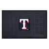 FANMATS MLB Texas Rangers Black 19 in. x 30 in. Vinyl Indoor/Outdoor ...