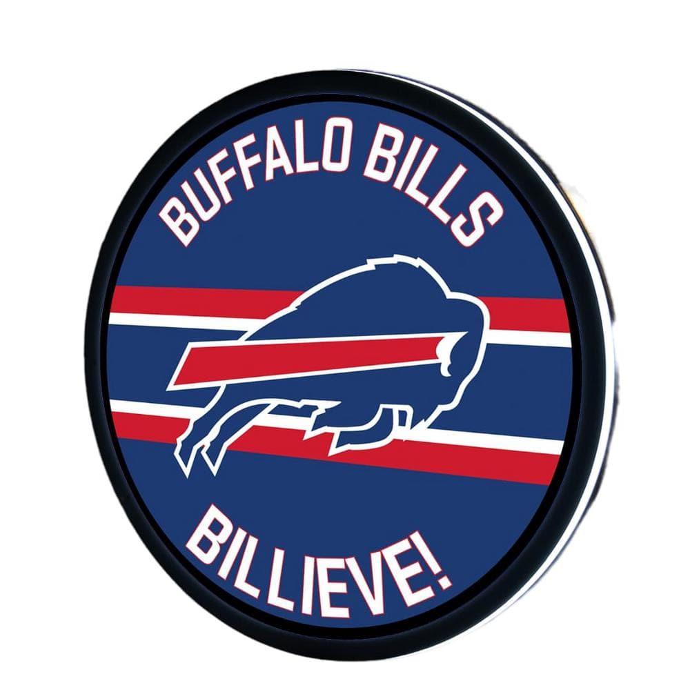 Evergreen Buffalo Bills 15 in. Round Plug-in LED Lighted Sign ...
