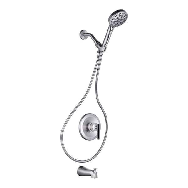 ALEASHA Single Handle Brass 7-Spray Shower Faucet 1.8 GPM with High ...