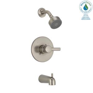 Peerless Precept 1-Handle Wall-Mount Shower Faucet Trim Kit in Matte ...
