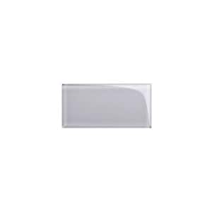 Giorbello Lavender Gray 4 in. x 4 in. x 8mm Glass Tile Sample G4139 ...