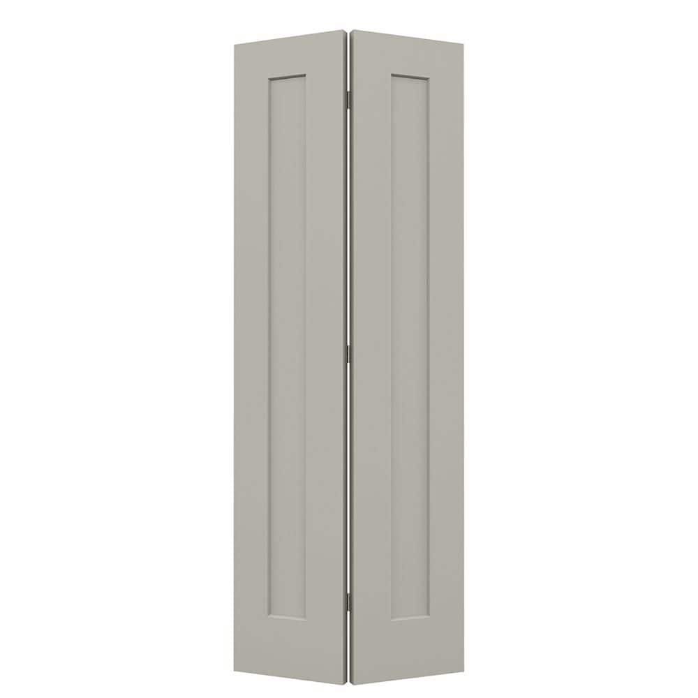 Reviews for JELD-WEN 30 in. x 80 in. Madison 1-Panel Light Gray Painted ...