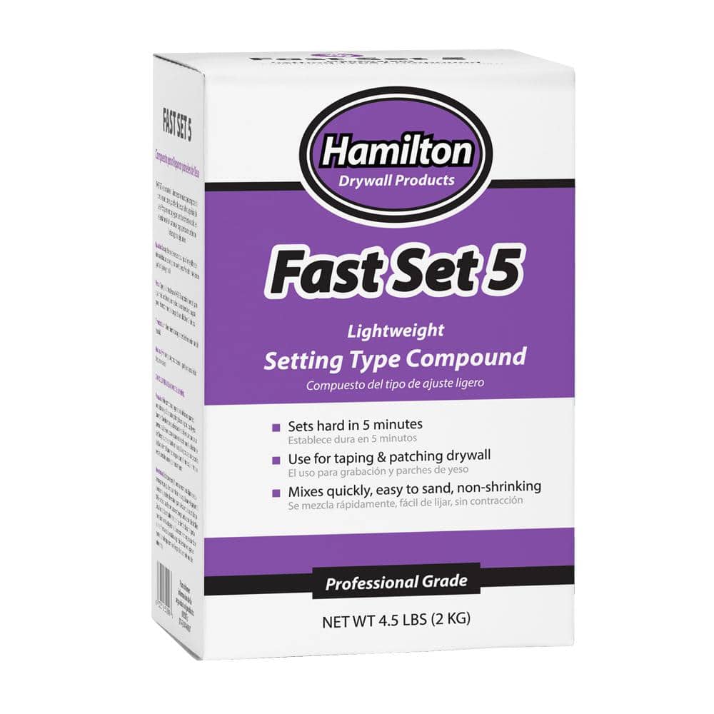 Hamilton Drywall Products 4.5 lb. Fast Set 5 Lite Setting Type Powder ...