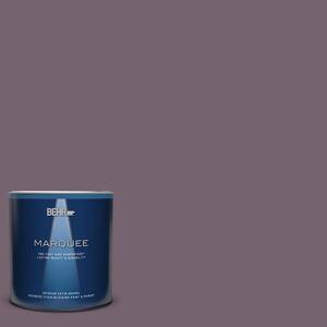 BEHR MARQUEE 5 gal. #680F-6 Shy Violet Flat Exterior Paint & Primer ...
