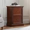Home Decorators Collection Royce Walnut Brown Wood 2 Drawer File ...