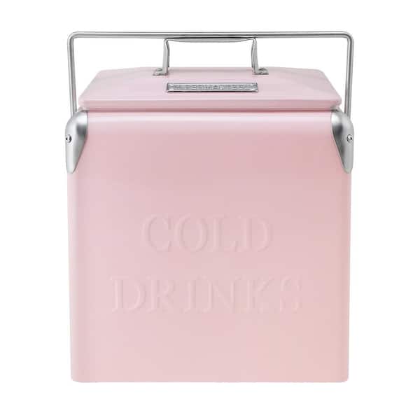 PERMASTEEL 14 Qt. Portable Cooler in Pink PS-205-14QT-PK - The Home Depot