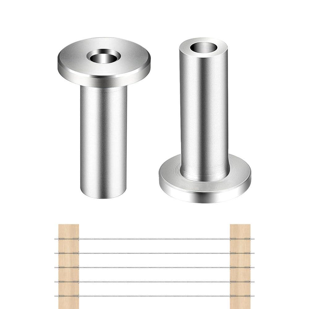 Afoxsos Stainless Steel Protective Sleeves for Cable Railing 1/8 3/16 ...